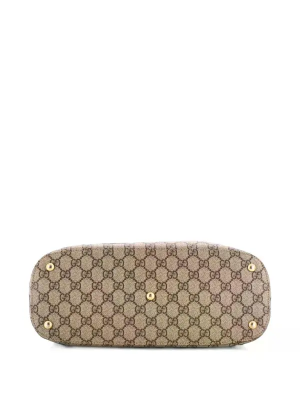 Gucci Linea A Gg Coated Canvas Hobo Bag