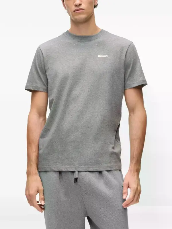 Karl Lagerfeld Logo-patch T-shirt