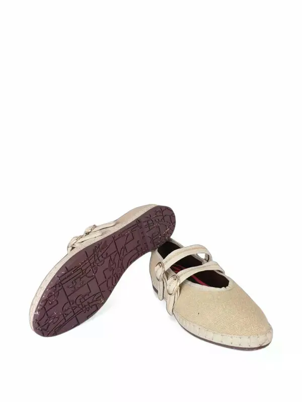 FLABELUS Claire Buckle-fastening Mary Jane Ballet Flats