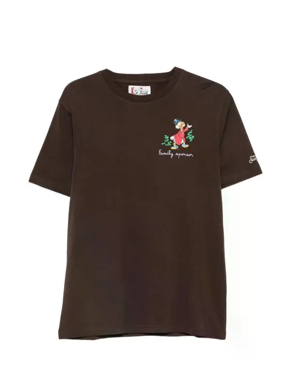 MC2 SAINT BARTH Disney-print T-shirt - Brown