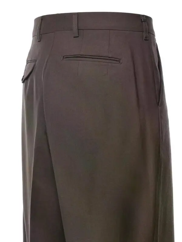 BE ABLE Pleated Straight-leg Trousers