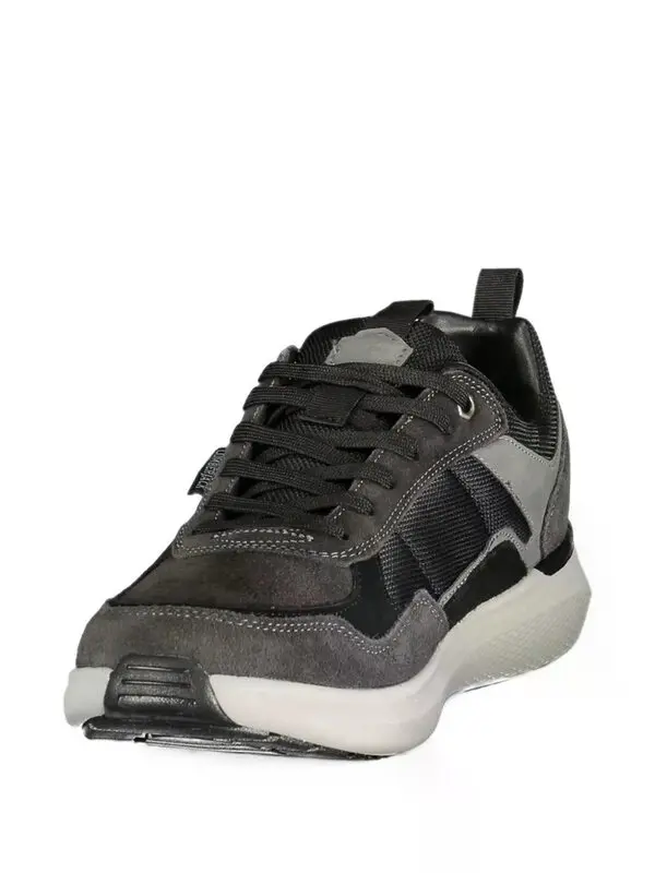 LUMBERJACK Panelled Lace-up Sneakers - Black