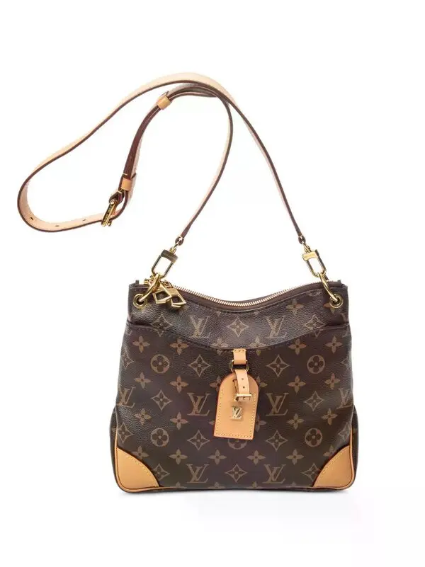 LOUIS VUITTON Pm Odeon Monogram Canvas Shoulder Bag - Brown