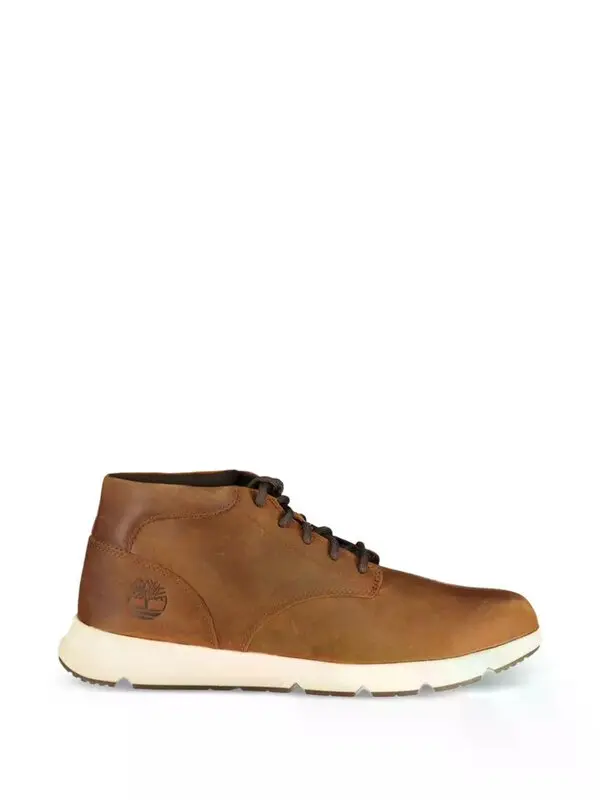 Timberland Lace-up Logo-debossed Sneakers - Brown