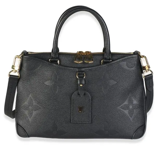LOUIS VUITTON Monogram Empreinte Trianon Pm - Black