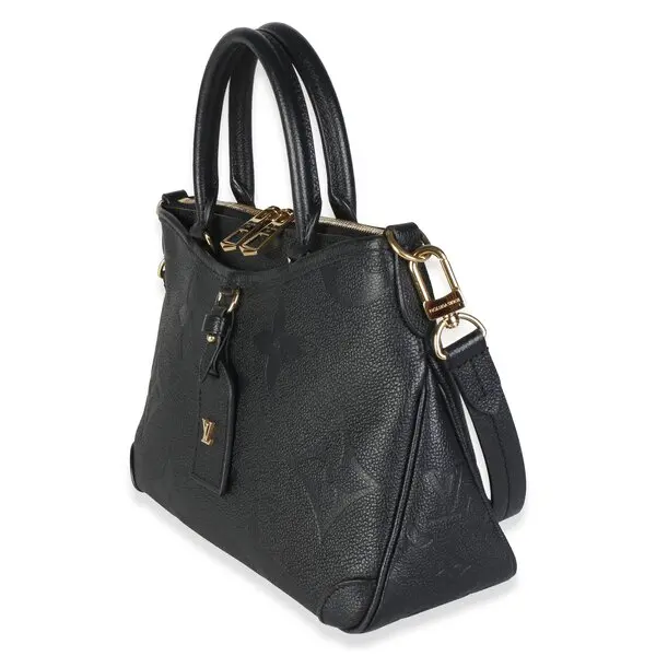 LOUIS VUITTON Monogram Empreinte Trianon Pm - Black