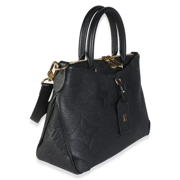 LOUIS VUITTON Monogram Empreinte Trianon Pm - Black