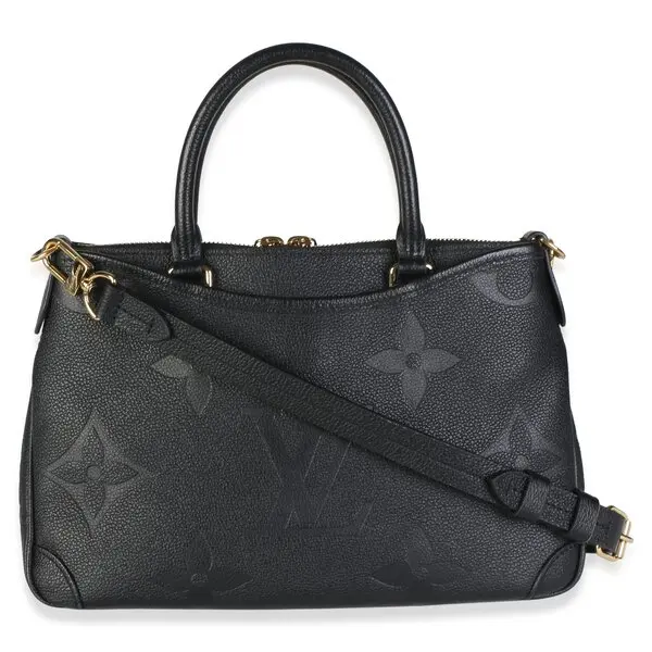 LOUIS VUITTON Monogram Empreinte Trianon Pm - Black