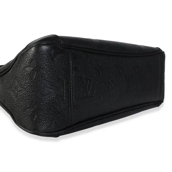 LOUIS VUITTON Monogram Empreinte Trianon Pm - Black