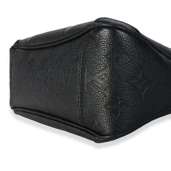LOUIS VUITTON Monogram Empreinte Trianon Pm - Black