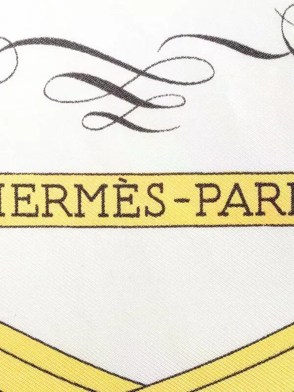Hermès Springs Silk Scarf