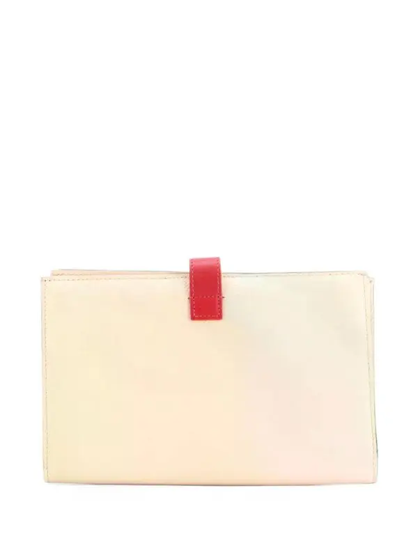 Celine Multifunction Strap Wallet Leather Large Small Wallets - Neutrals