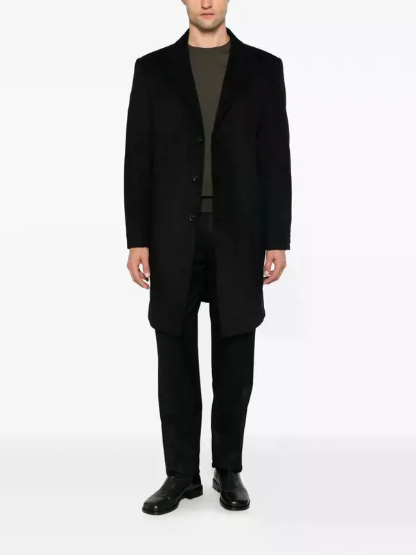 Zegna Pleated Tailored Trousers - Black