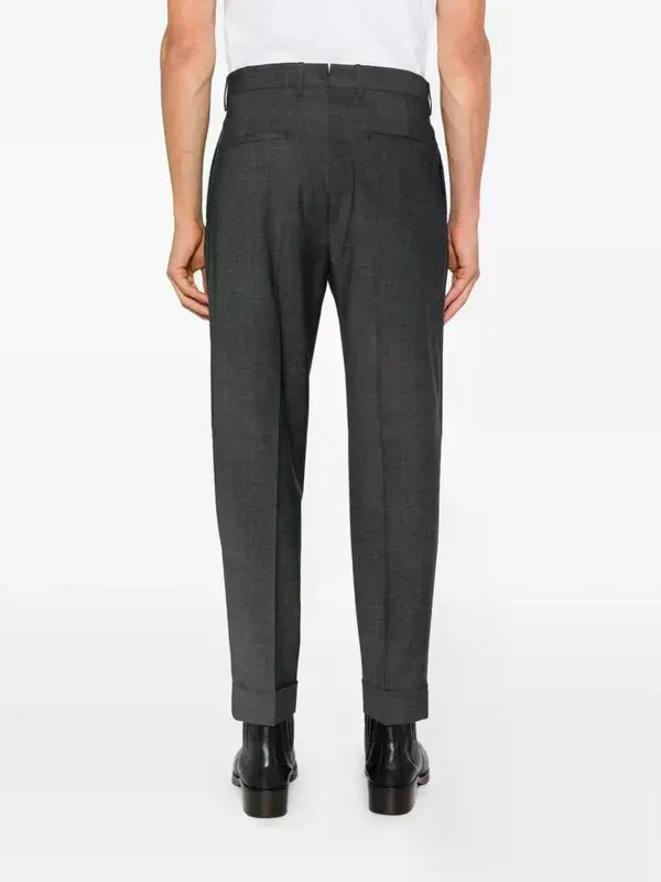 BERWICH Pleated Turned-up Trousers