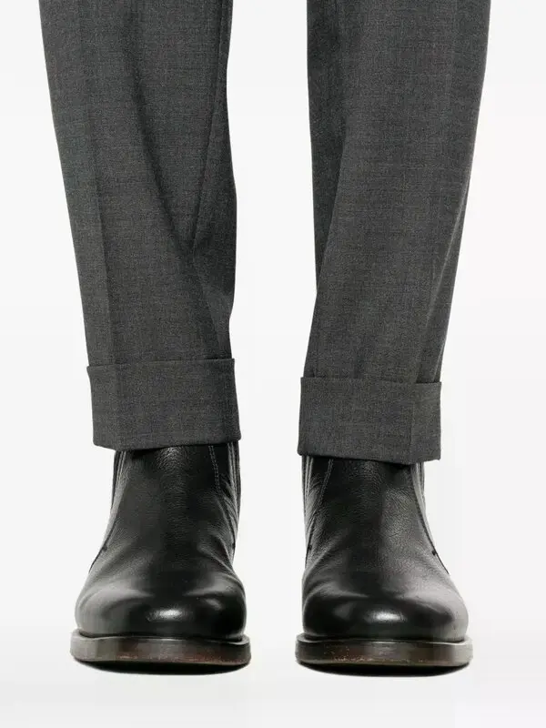 BERWICH Pleated Turned-up Trousers