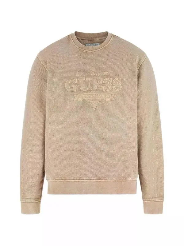 Guess Cn Ls Vintage Sweatshirt - Neutrals