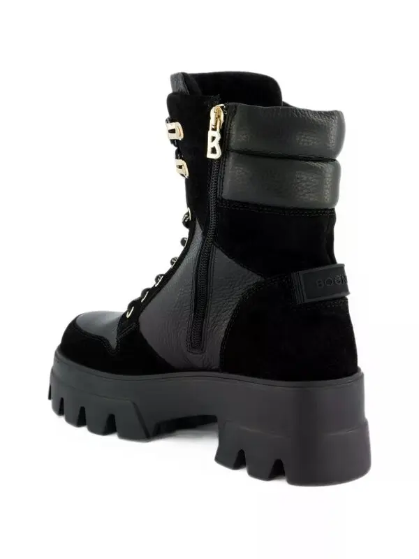 Bogner Panelled Lace-up Boots