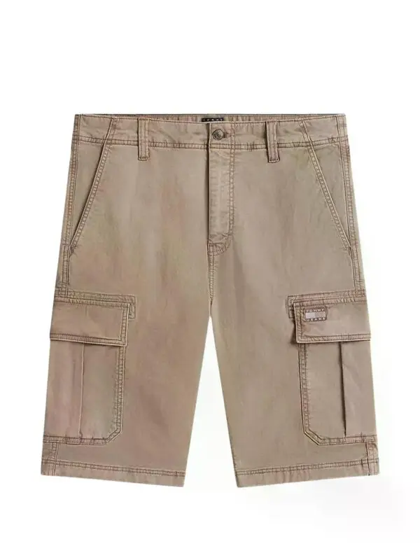 Tommy Hilfiger Otis Recycled-cotton Cargo Shorts - Neutrals