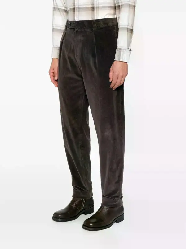 BERWICH Chiaia Gd Pleated Corduroy Trousers
