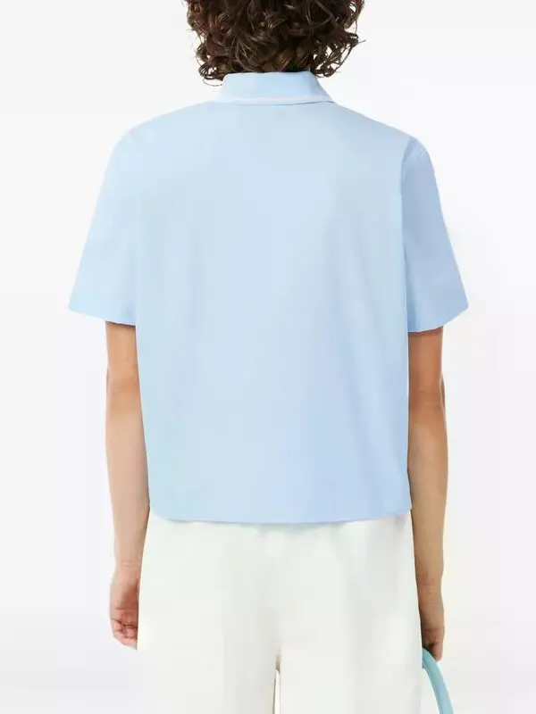 Lacoste Petit Piqué-effect Oversized Shirt