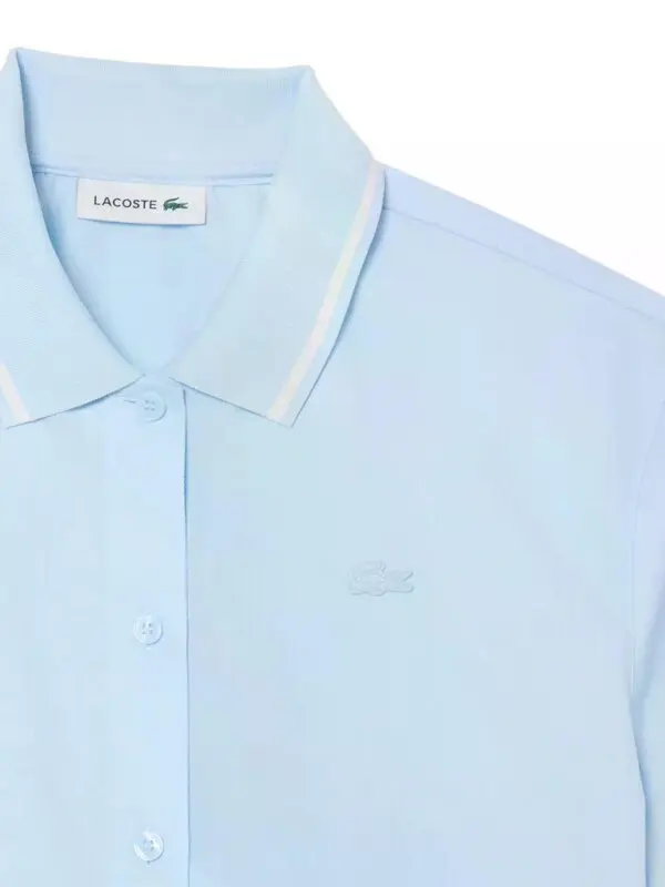 Lacoste Petit Piqué-effect Oversized Shirt