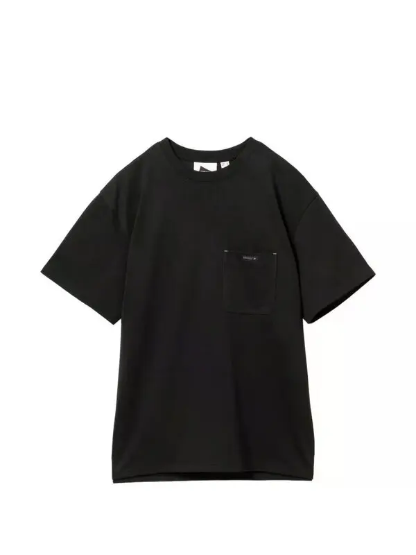 AND WANDER Chest Pocket Graphic T-shirt - Black