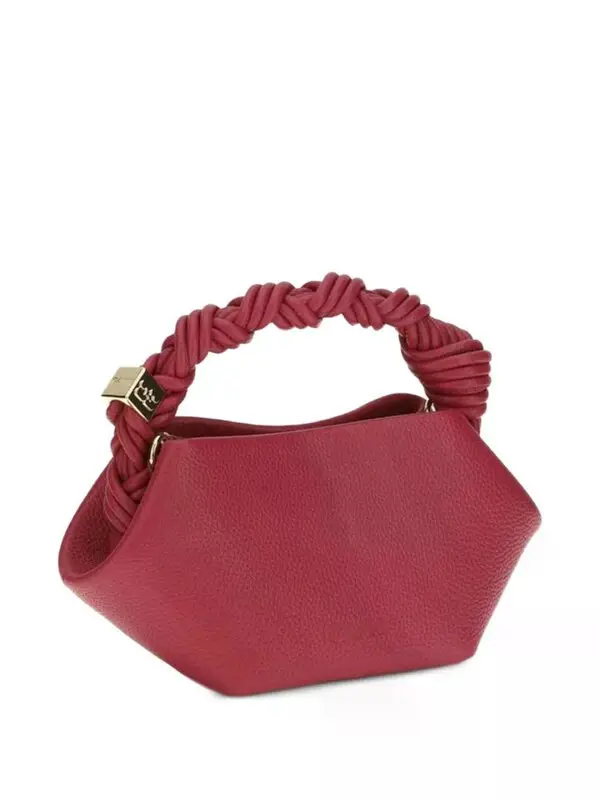 GANNI Mini Bou Bag In Grained - Red