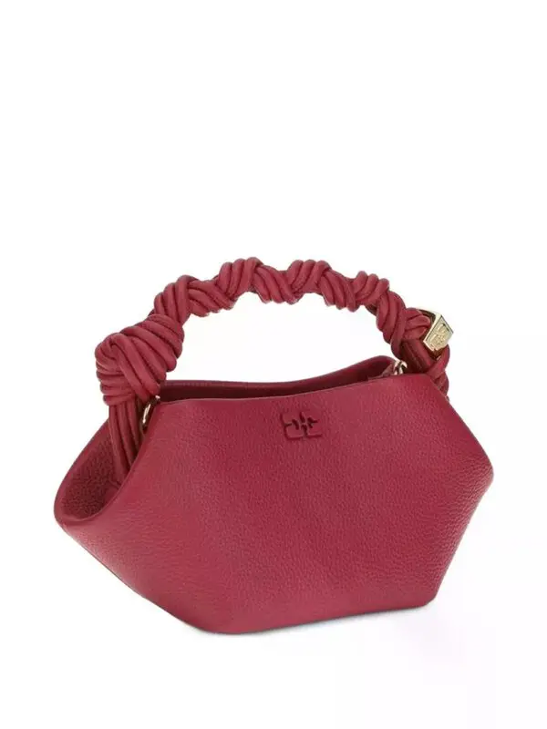 GANNI Mini Bou Bag In Grained - Red