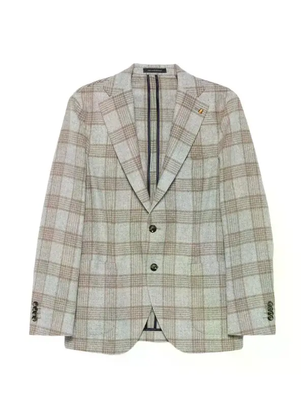 LATORRE Check-pattern Single-breasted Blazer