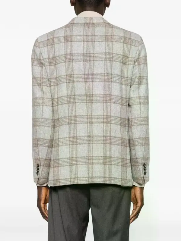 LATORRE Check-pattern Single-breasted Blazer