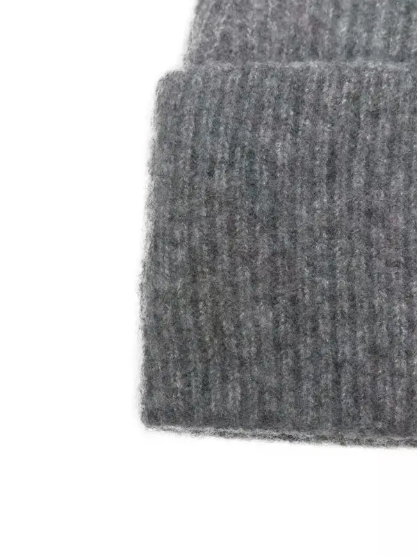 ANIPS Ribbed-knit Beanie Hat