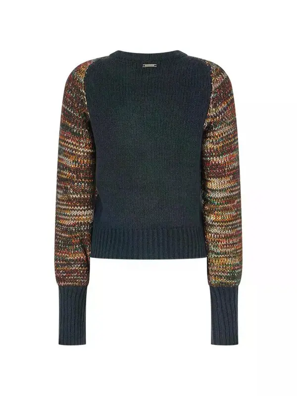 Iceberg Marled-knit Crew-neck Sweater