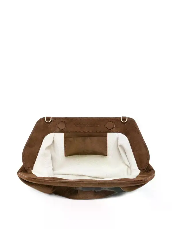 THEMOIRE Croc-effect Bios Clutch Bag
