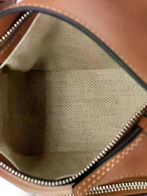 Loewe Puzzle Bumbag Leather Mini Belt Bag - Brown