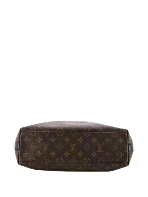 LOUIS VUITTON Kitan Handbag Macassar Monogram Canvas Tote Bag