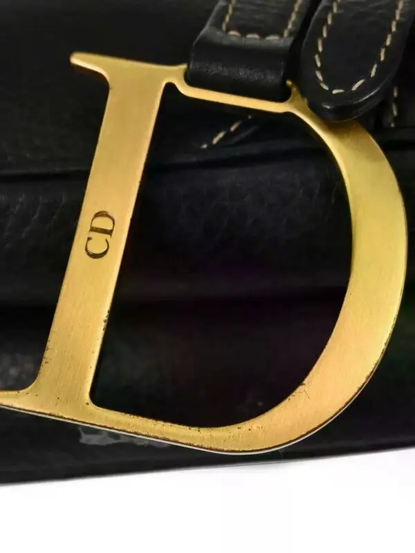 Dior Saddle Leather Shoulder Bag