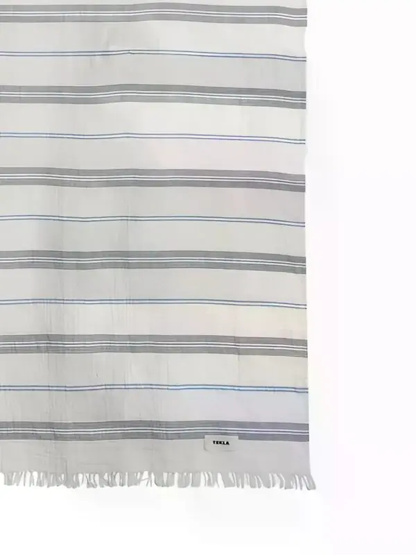 TEKLA Striped Fringed Towel