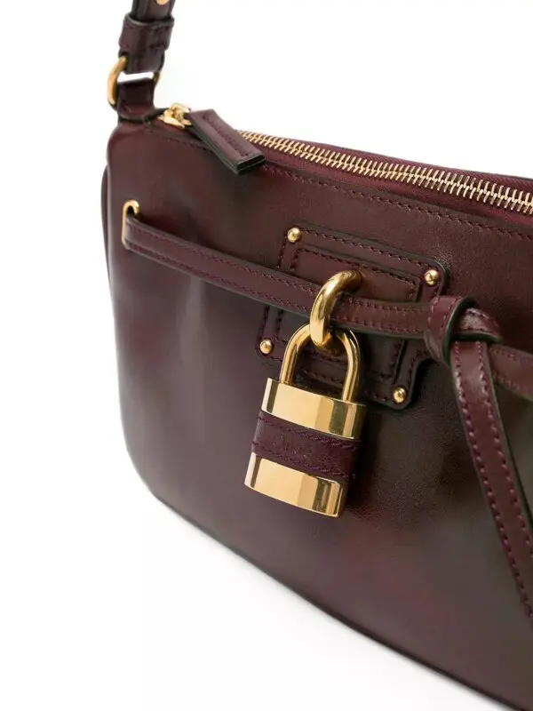 Chloé Mini Paddington Padlock-detail Leather Tote Bag