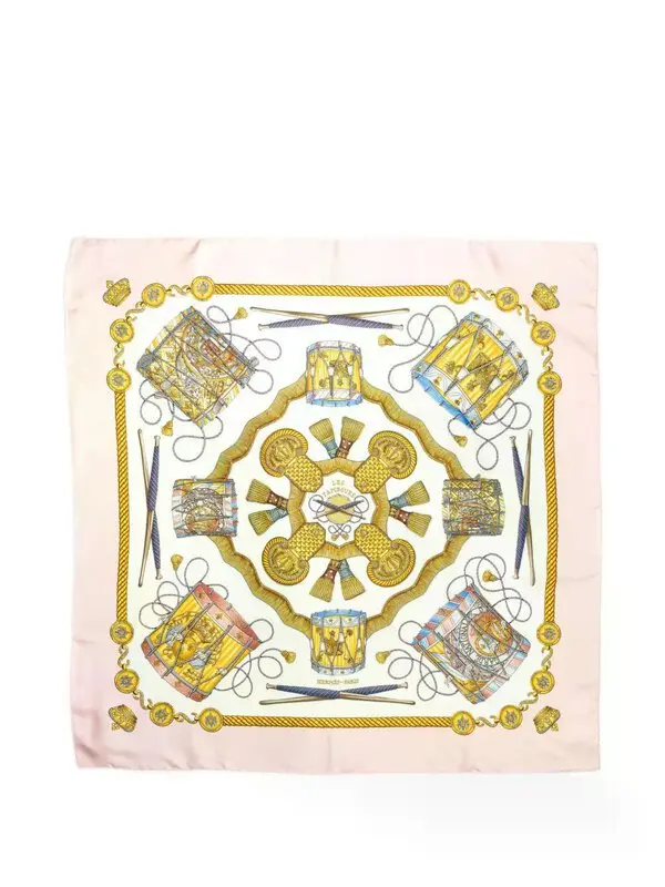 Hermès Les Tambours Scarf