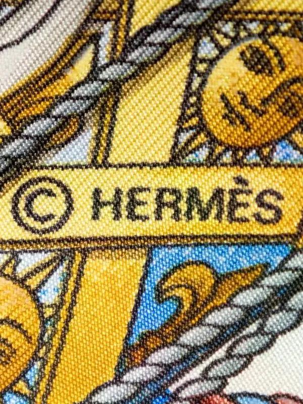 Hermès Les Tambours Scarf