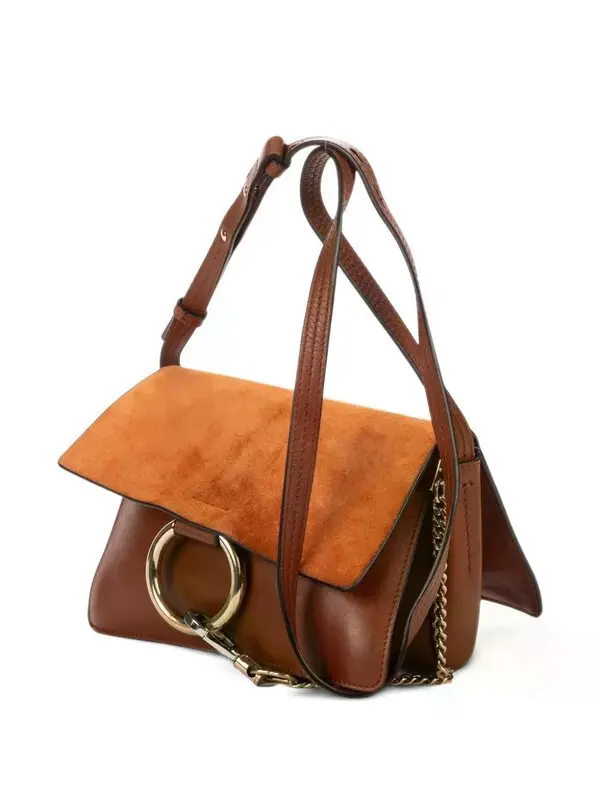 Chloé Small Faye Leather Cross Body Bag - Brown