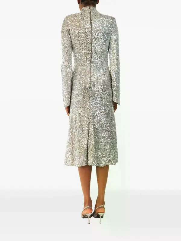 Rebecca Vallance Sequin-embellished Midi Dress