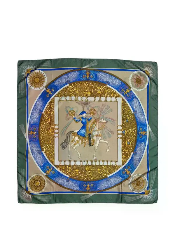 Hermès Feux D'artifice Jacquard Scarf