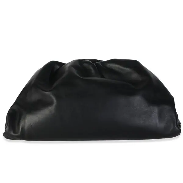 Bottega Veneta Smooth Butter Calf The Pouch Oversized Clutch - Black