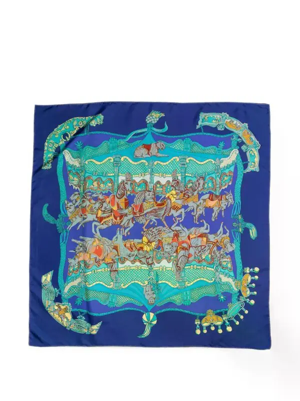Hermès Twill Scarf - Blue