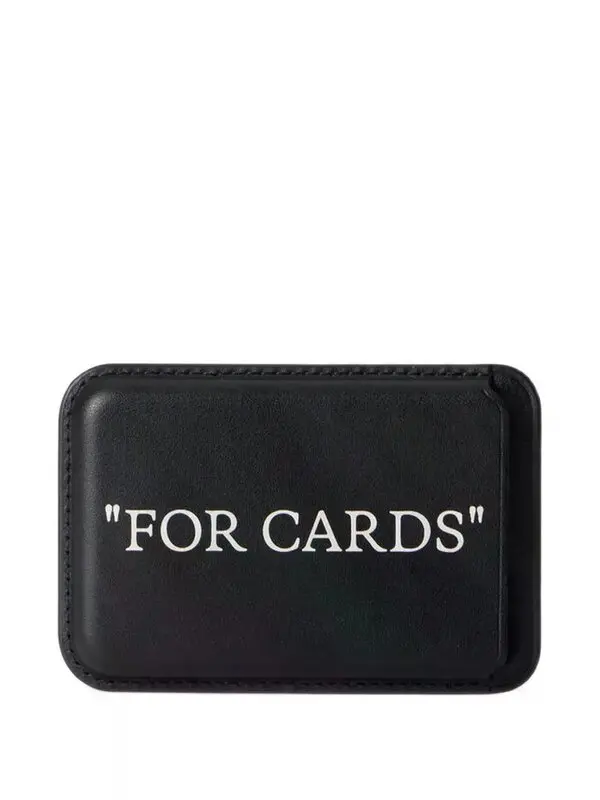 Off-White Leather Cardholder