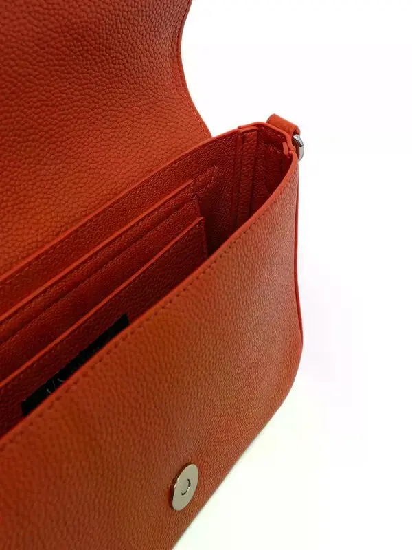 Armani Exchange Logo-plaque Pebbled Cross Body Bag
