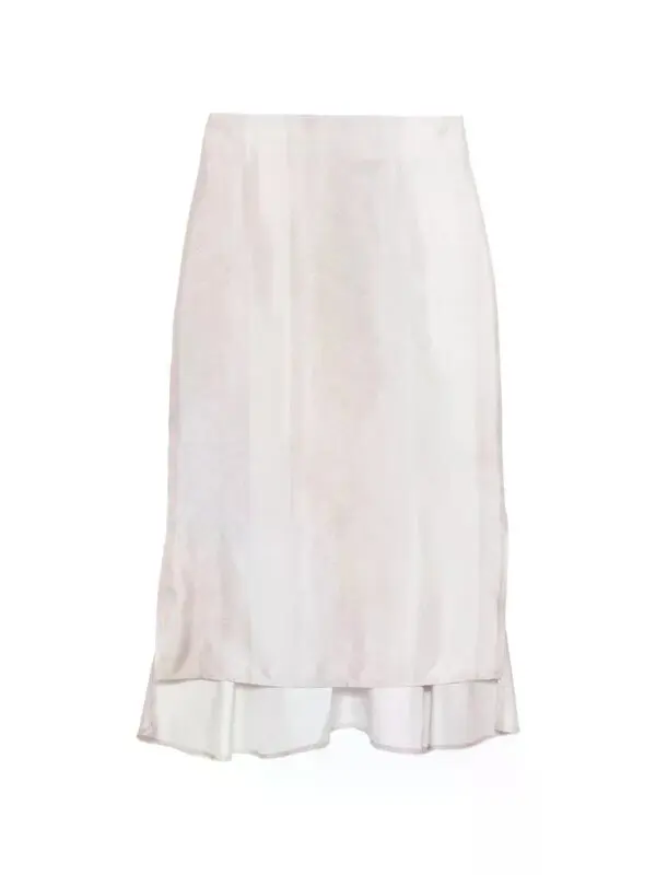 Lorena Antoniazzi Silk Midi Skirt