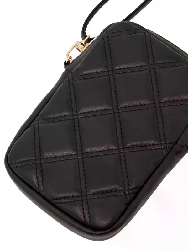 Guess Quilted Logo-plaque Messenger Bag