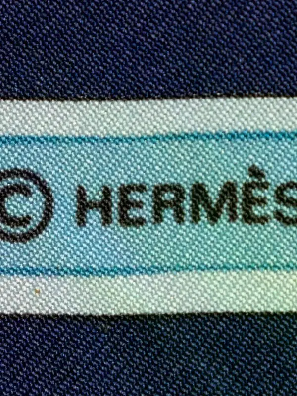 Hermès Les Muserolles Scarf - Blue